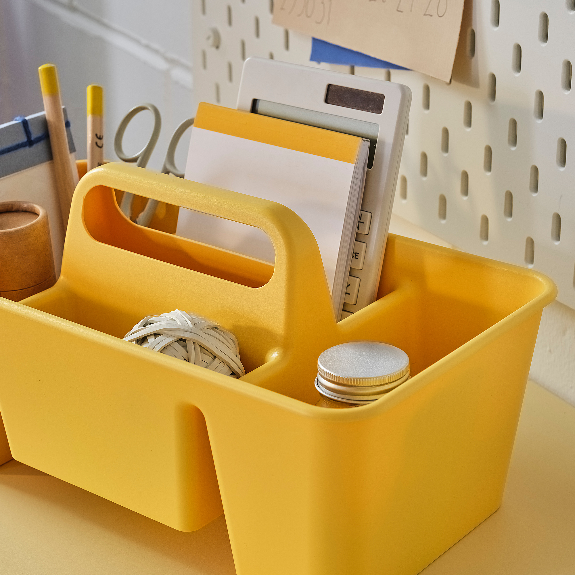 STACKSTOD desk organiser yellow - IKEA