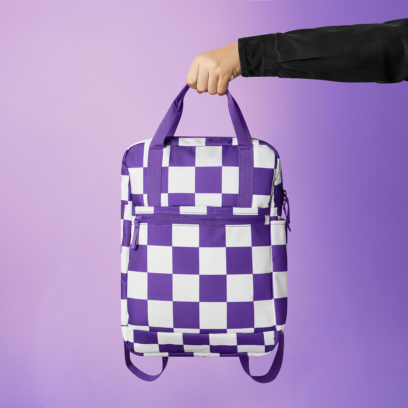 STARTTID backpack white/bright lilac - IKEA