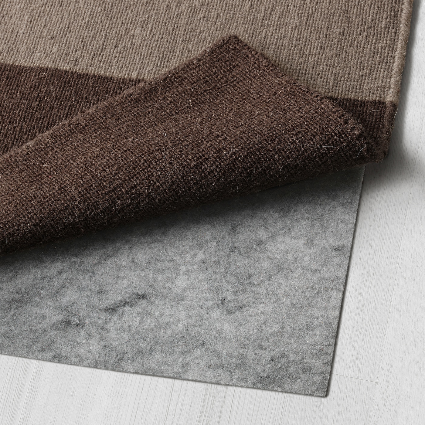 STOCKHOLM rug, flatwoven handmade/chequered brown - IKEA