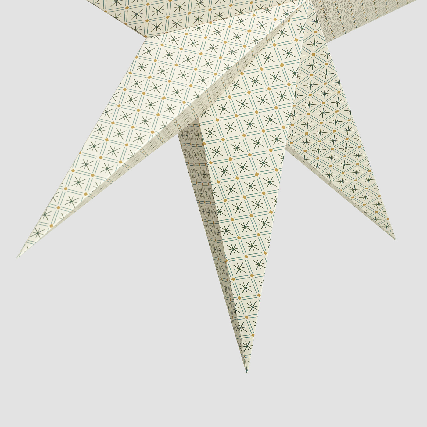 STRÅLA lamp shade star green - IKEA