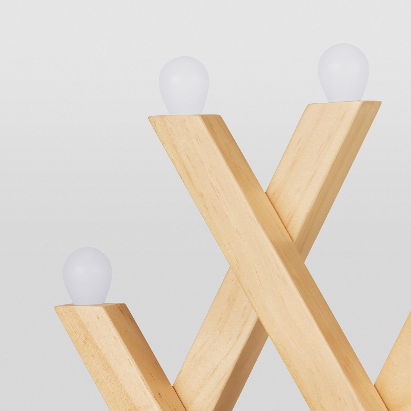 STRÅLA LED decoration lighting, table pine - IKEA
