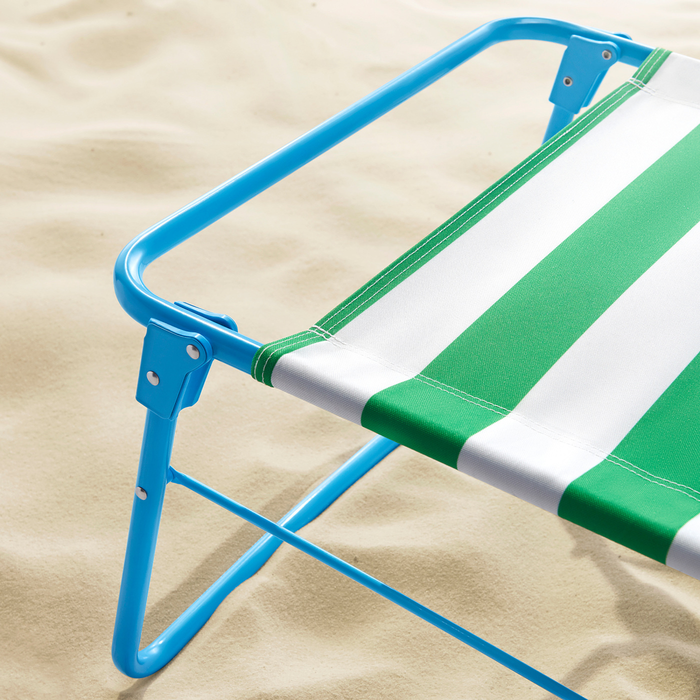 STRANDÖN beach chair white green/blue - IKEA