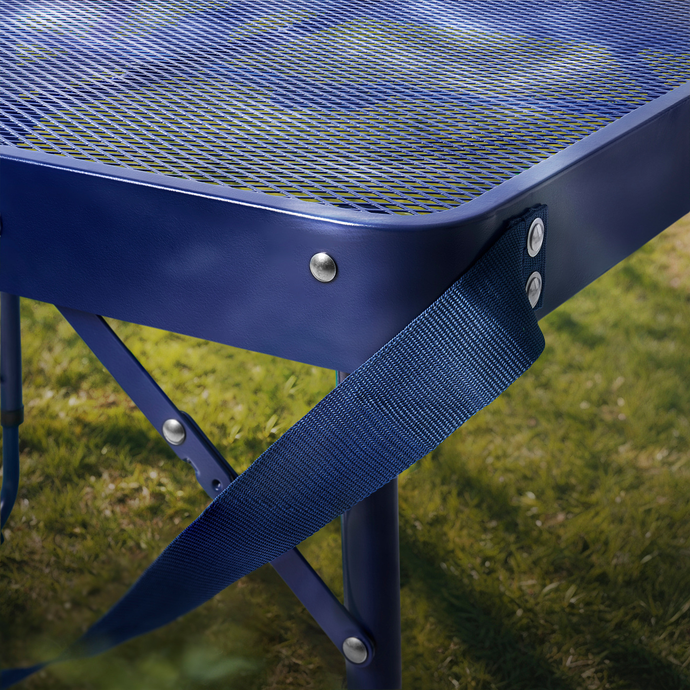 STRANDÖN folding table set blue - IKEA