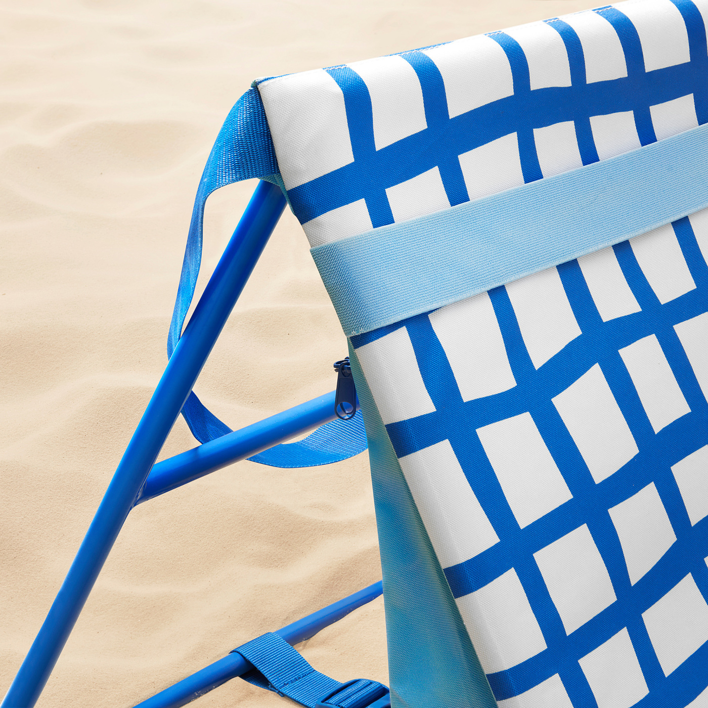 STRANDÖN sun lounger blue/white - IKEA