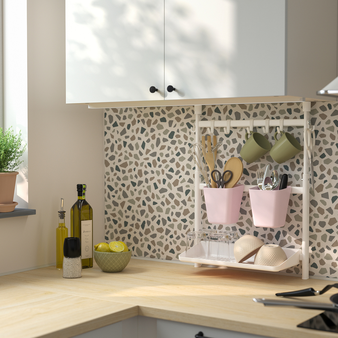 SUNNERSTA container light pink - IKEA