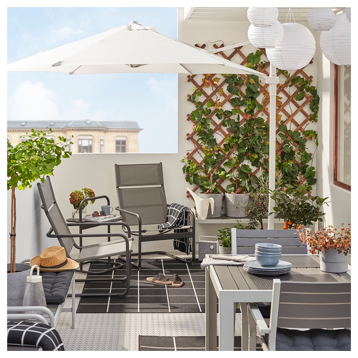 Ikea black and white outdoor rug store