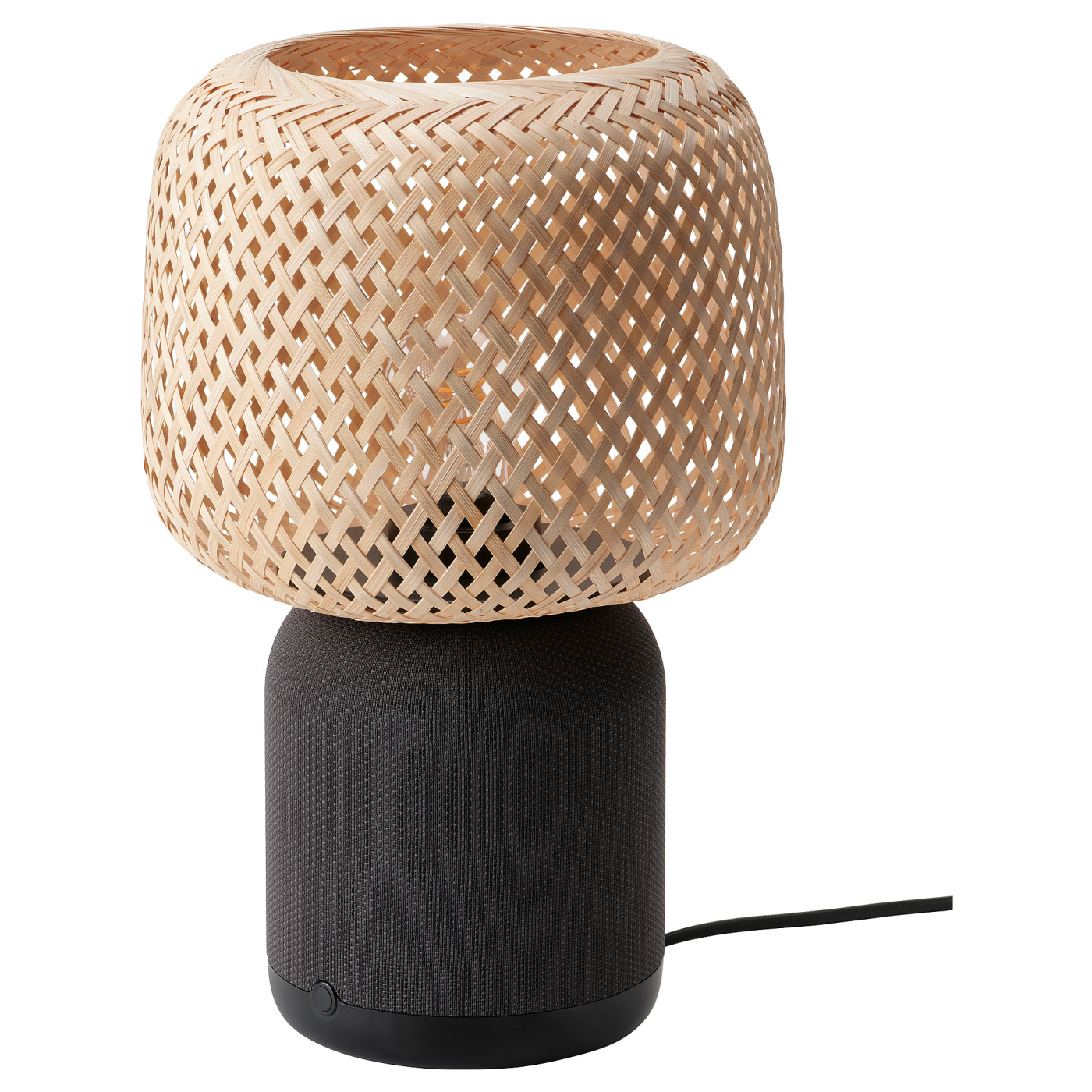 SYMFONISK shade for speaker lamp base bamboo - IKEA