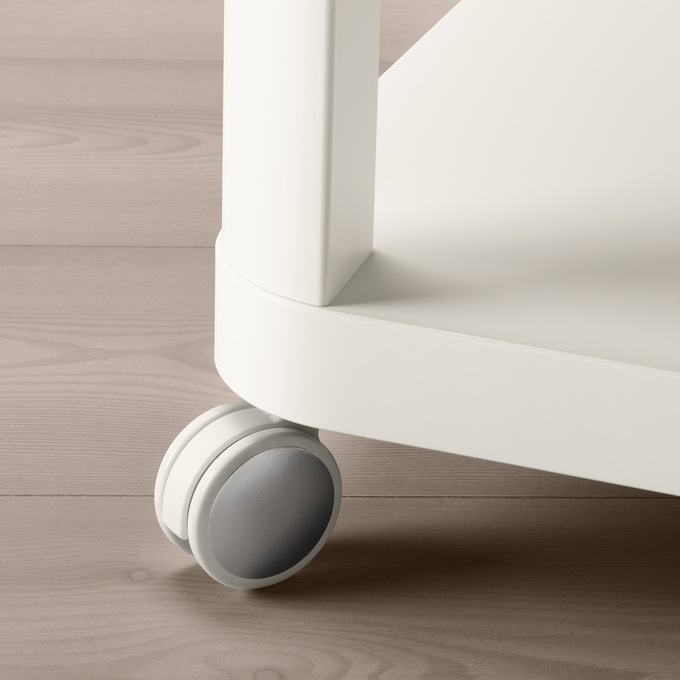 TINGBY side table on castors white - IKEA