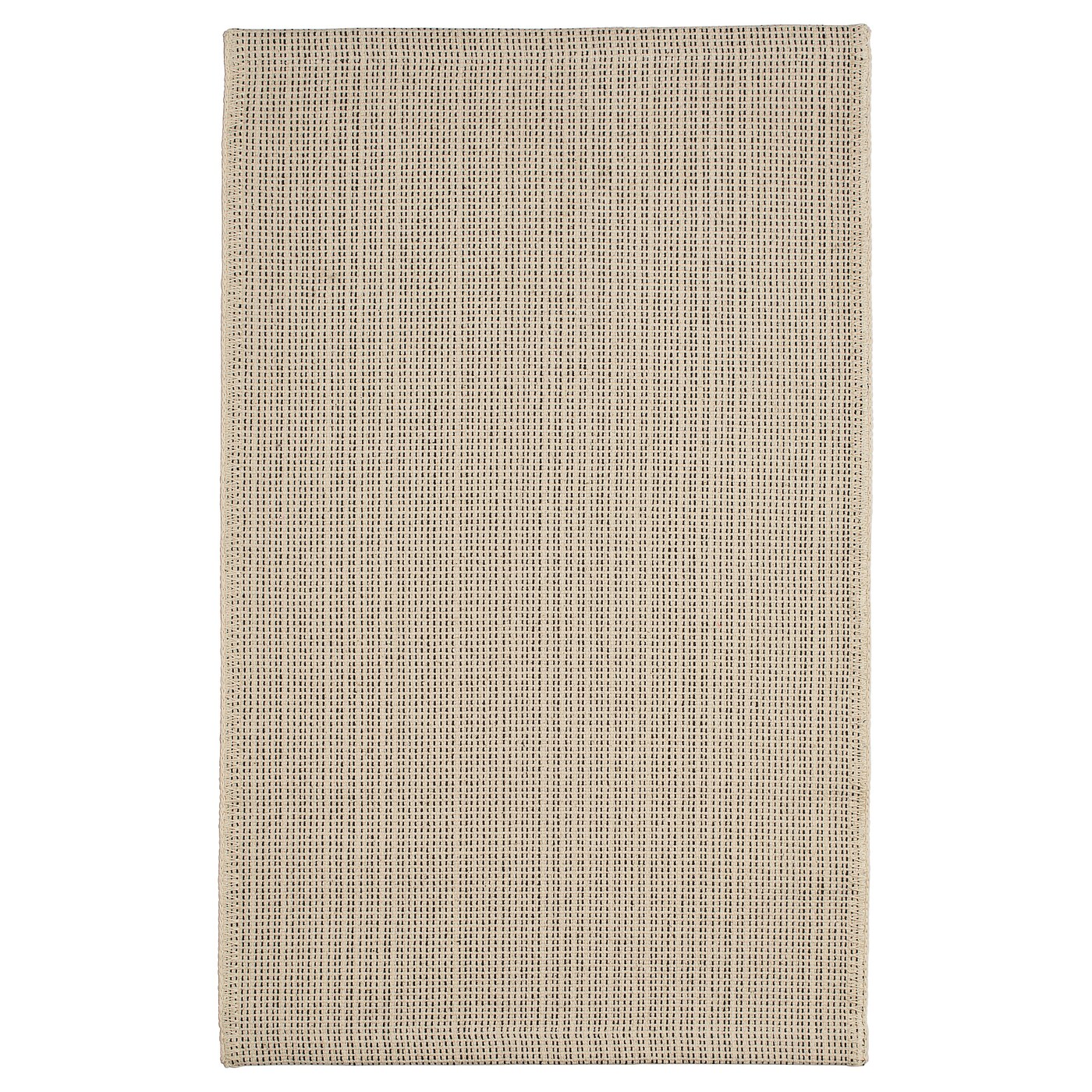 TIPHEDE rug, flatwoven natural/black - IKEA
