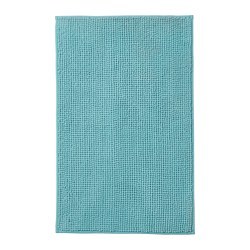 TOFTBO bath mat turquoise - IKEA