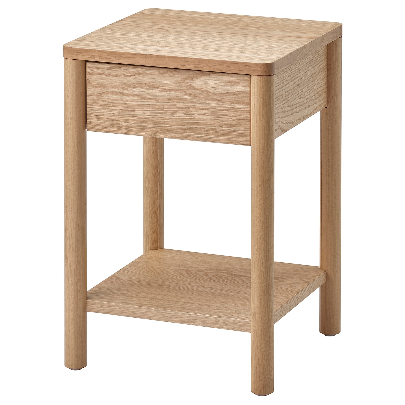 TONSTAD bedside table oak veneer IKEA