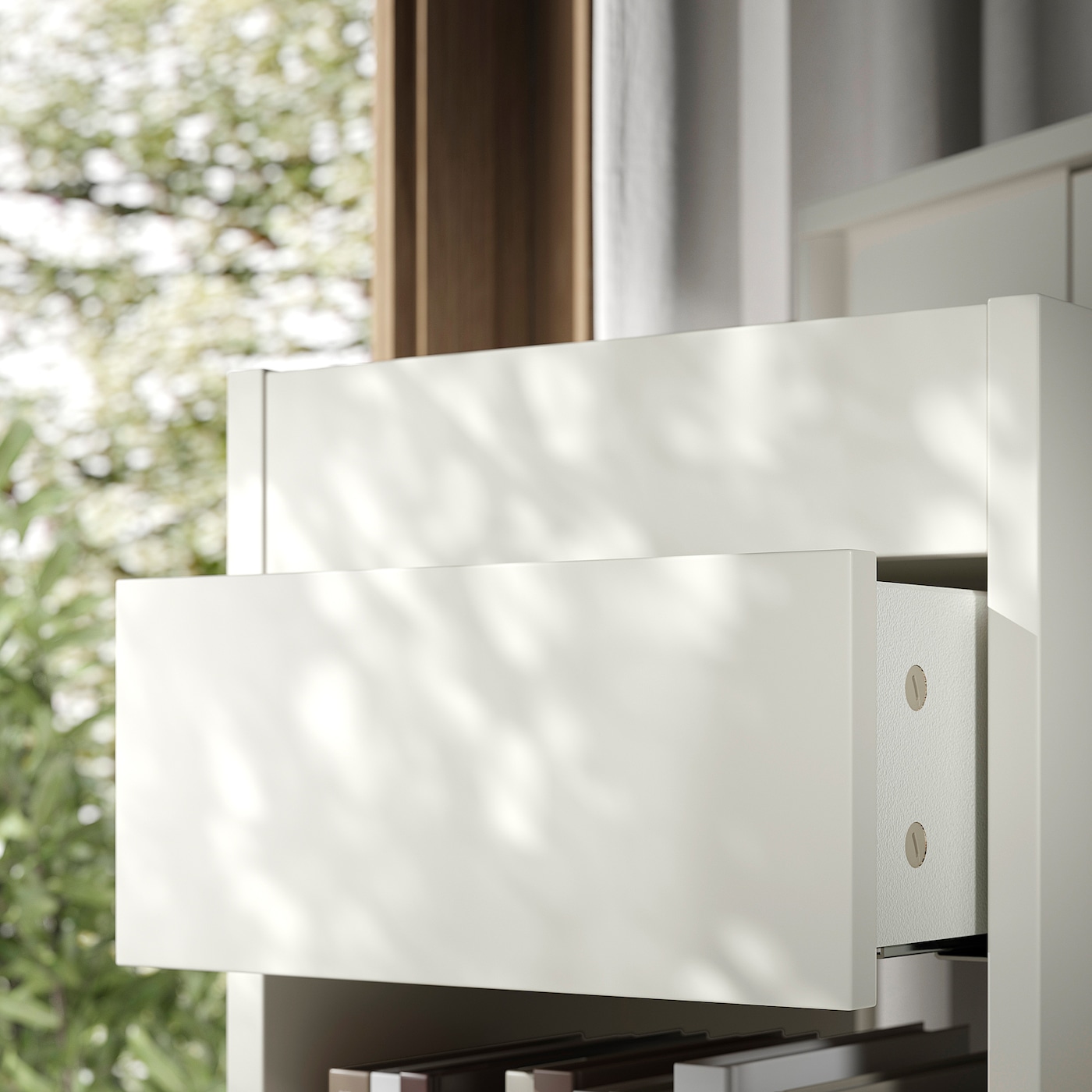 TONSTAD drawer unit on castors off-white - IKEA