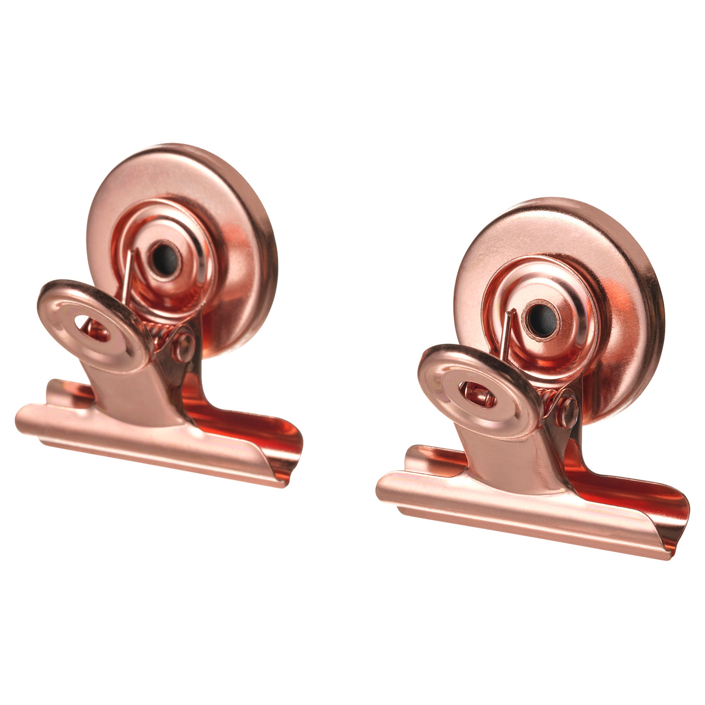 TOTEBO binder clip with magnet pink/gold-colour - IKEA