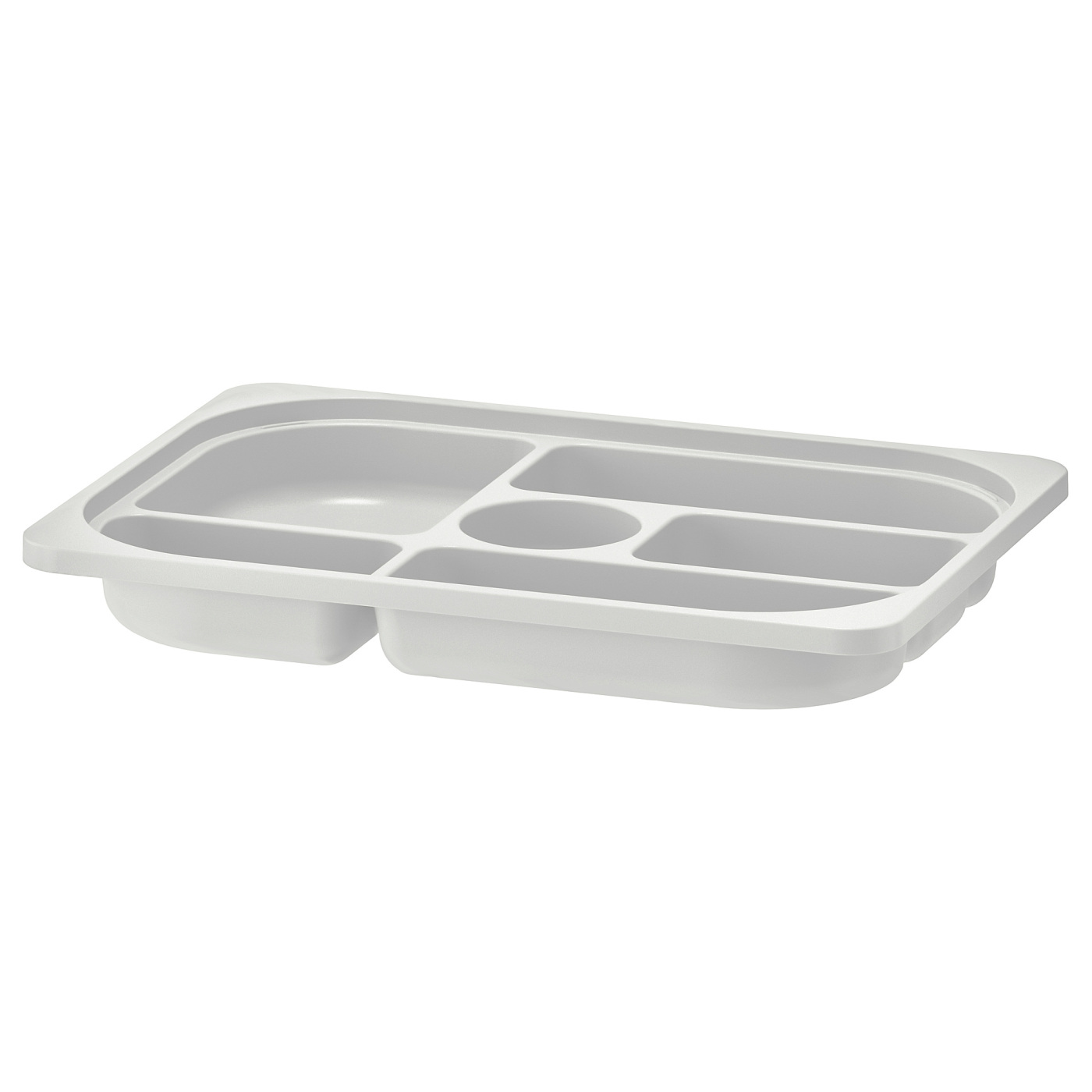 TROFAST storage tray with compartments grey - IKEA