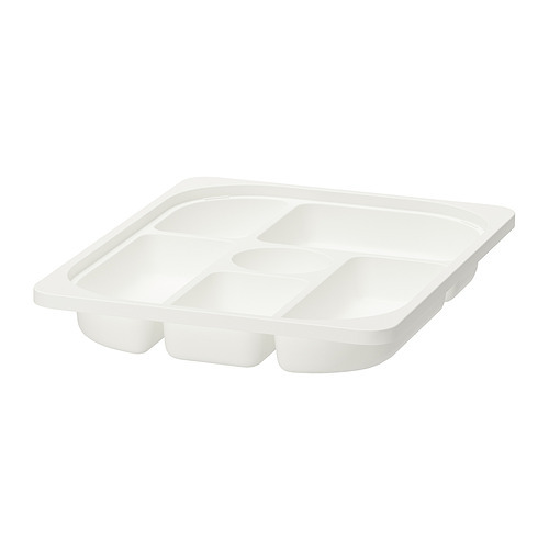TROFAST storage tray with compartments red - IKEA