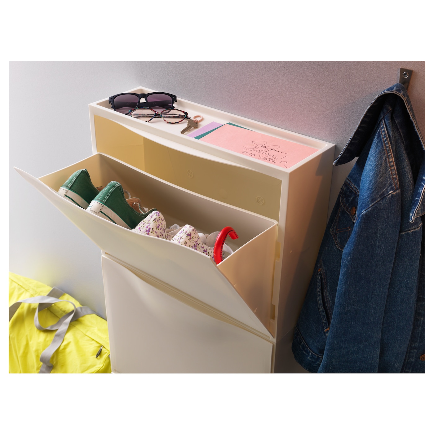 TRONES shoe cabinet/storage white - IKEA