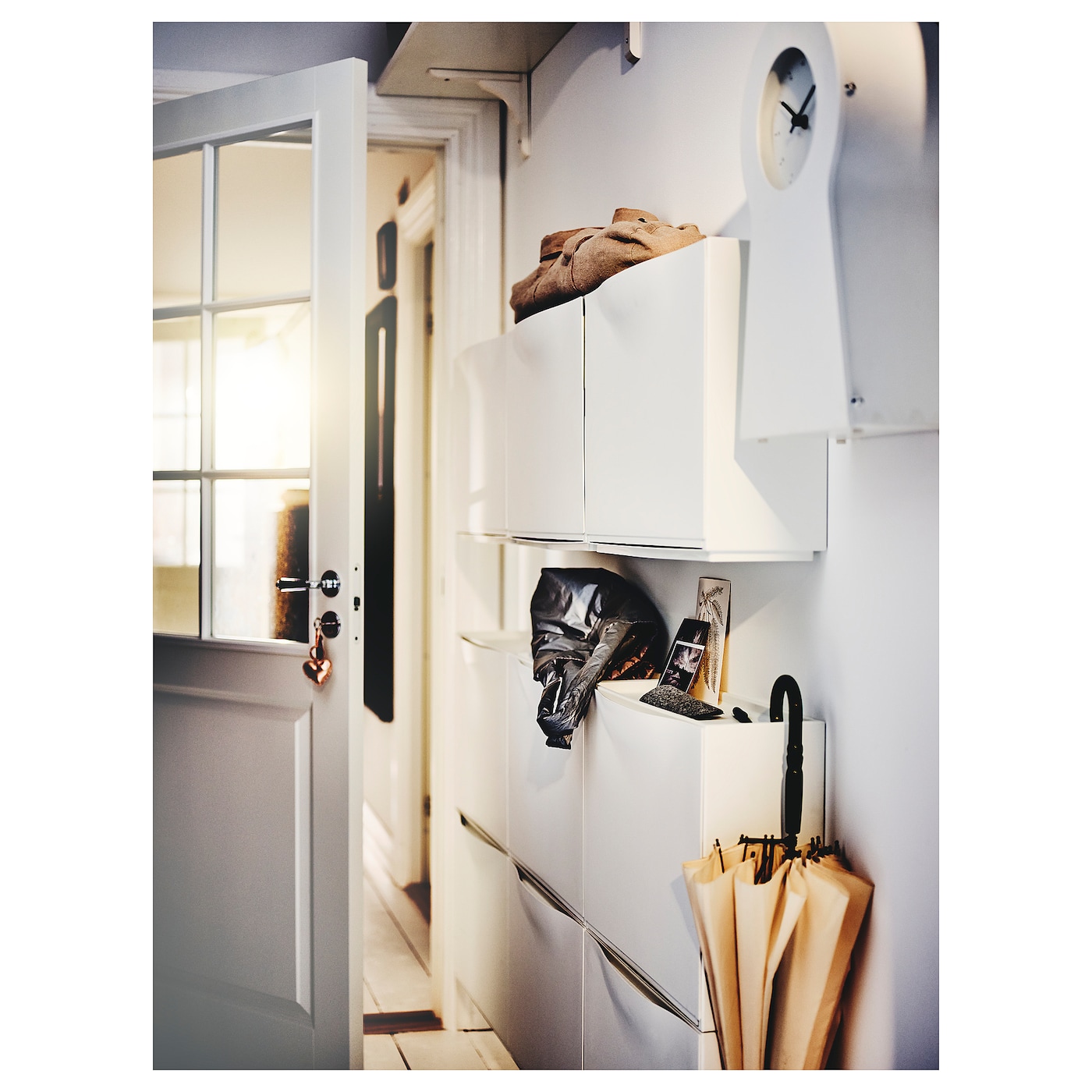 TRONES shoe cabinet storage white IKEA