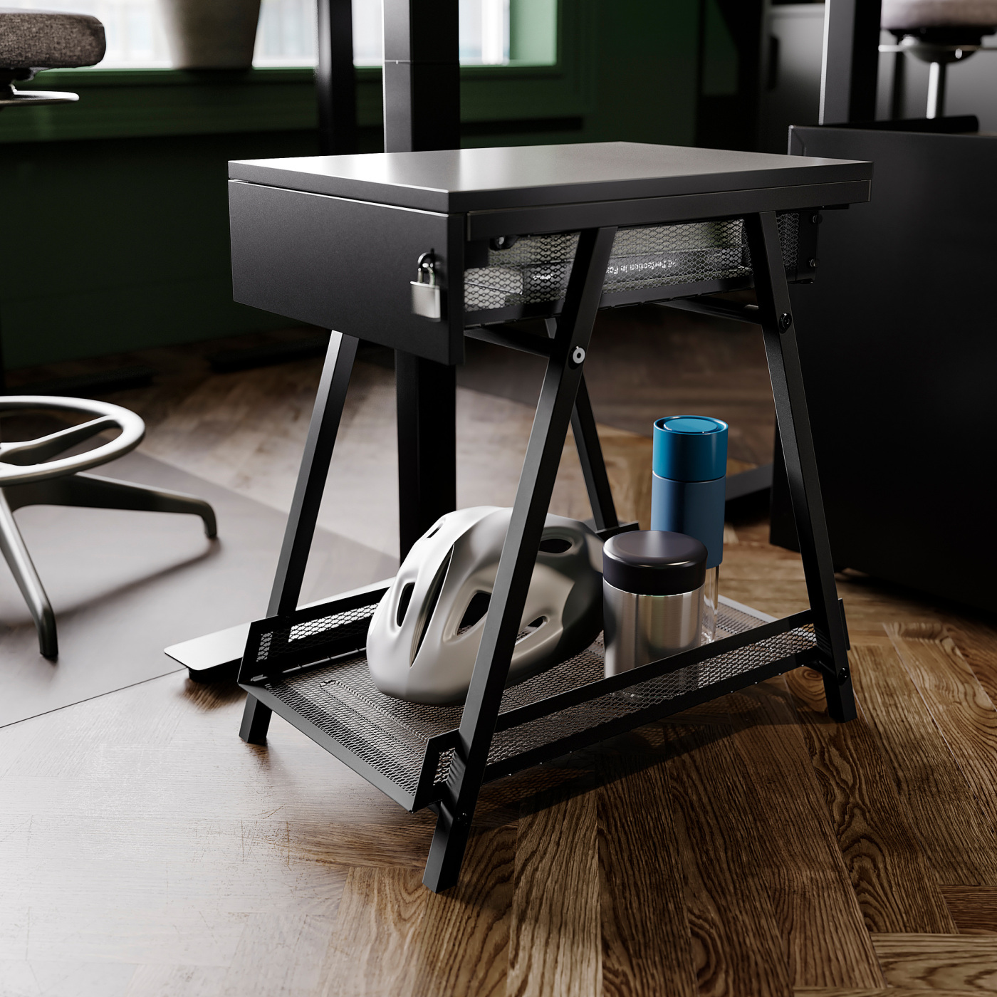 TROTTEN drawer unit anthracite - IKEA