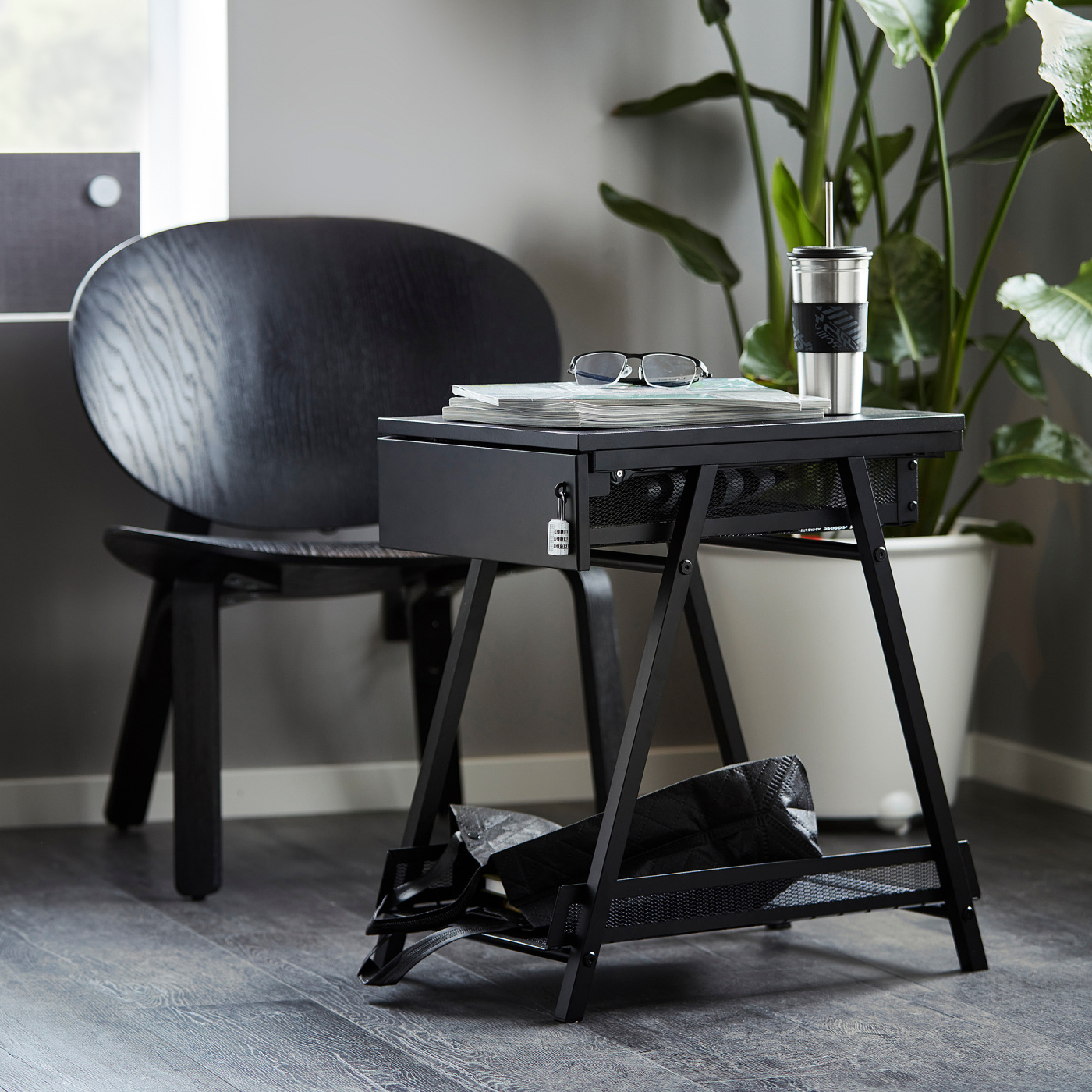 TROTTEN drawer unit anthracite - IKEA