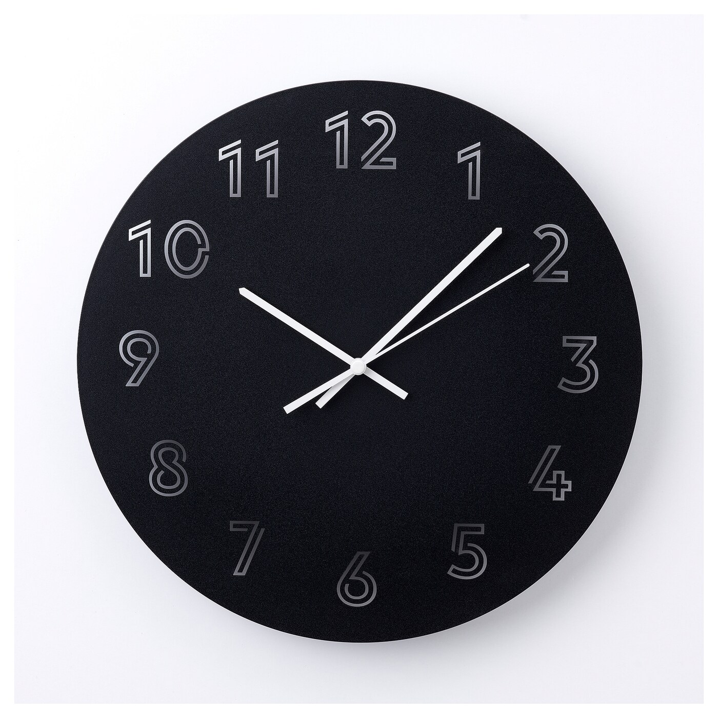 TUNNIS wall clock black - IKEA