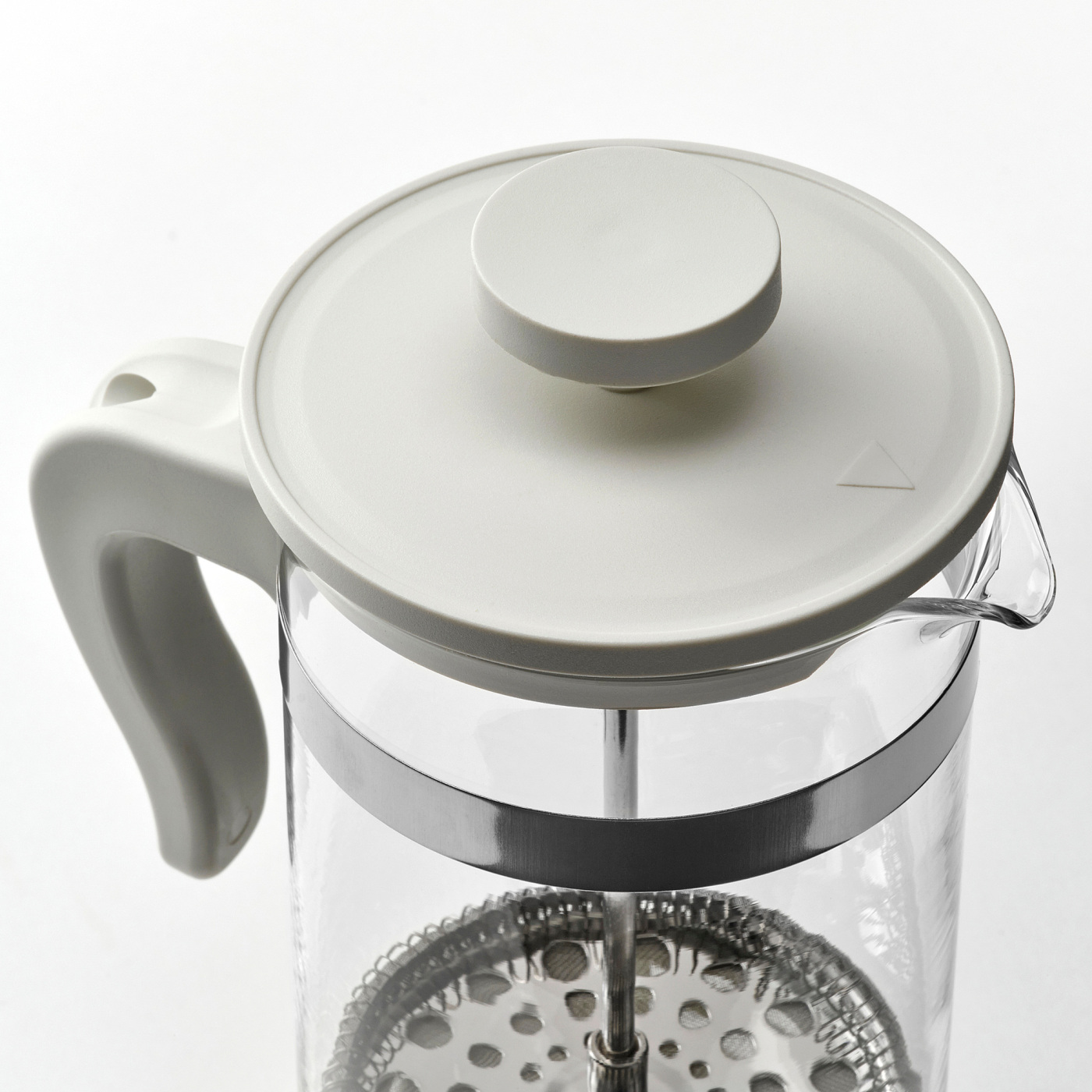 UPPHETTA coffee/tea maker glass/stainless steel off-white - IKEA