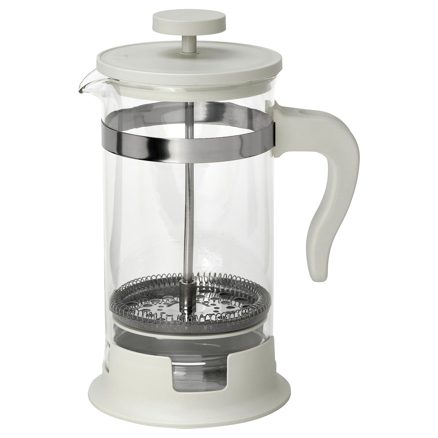 UPPHETTA coffee/tea maker glass/stainless steel off-white - IKEA