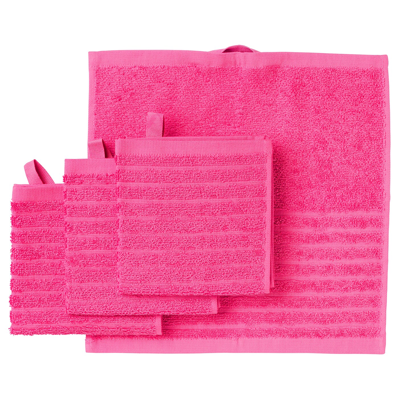 VÅGSJÖN washcloth bright pink - IKEA