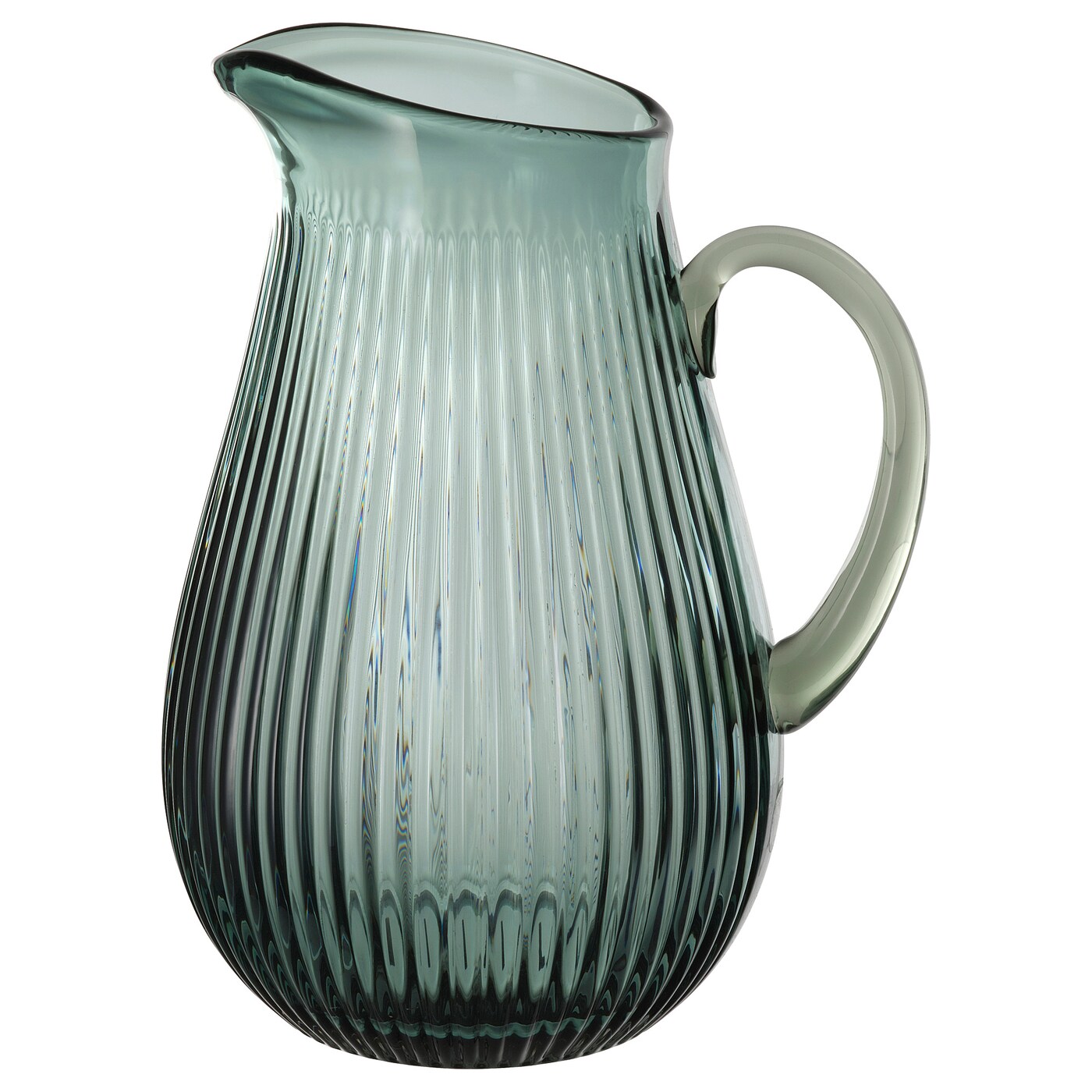 VARDAGEN jug patterned/dark grey-green - IKEA