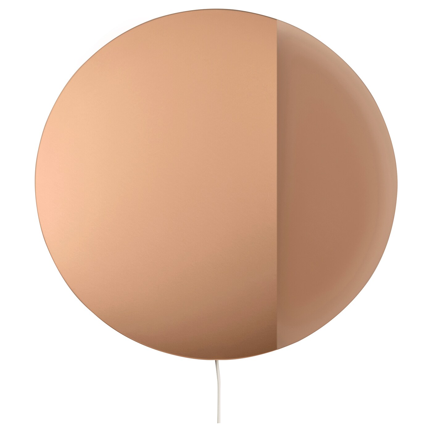 VARMBLIXT LED wall/mirror lamp dimmable/bronze-colour round - IKEA