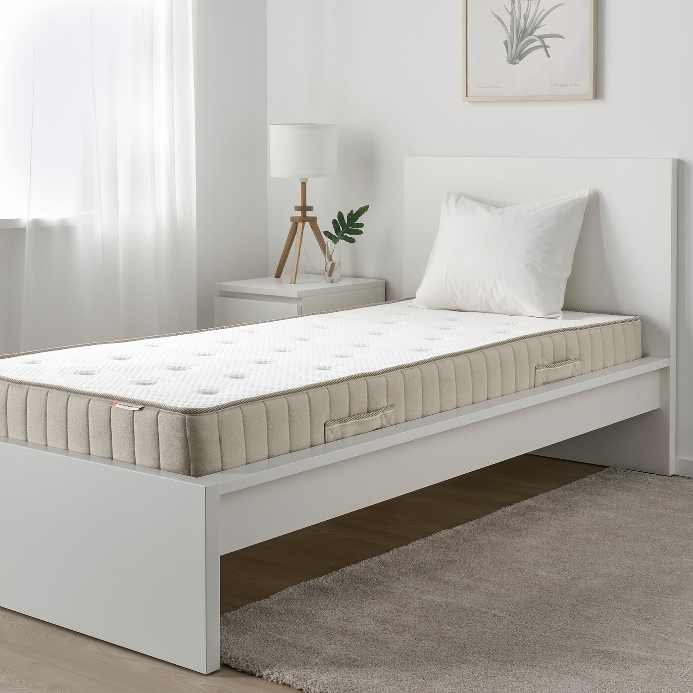 VATNESTROM pocket sprung mattress extra firm natural IKEA