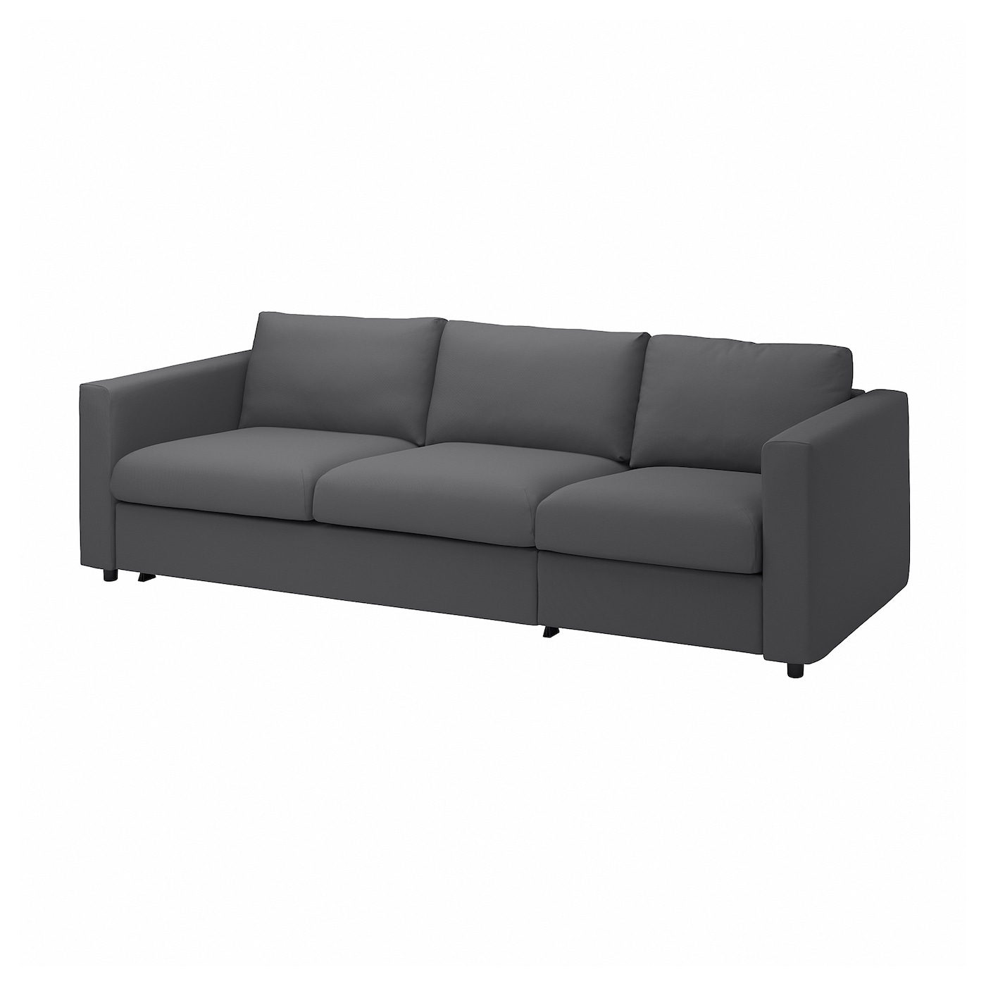 VIMLE 3 seat sofa bed Hallarp grey IKEA
