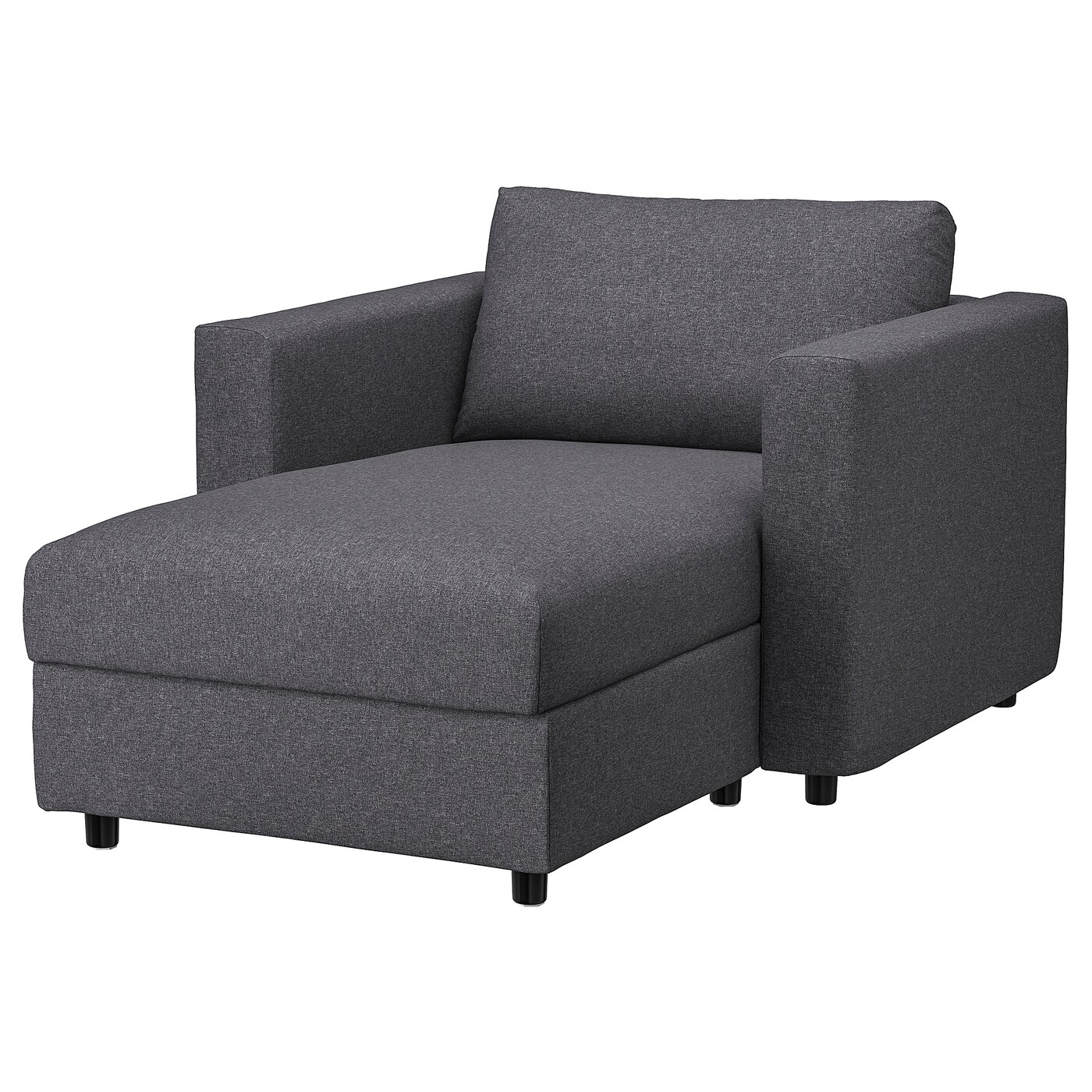 VIMLE chaise longue Gunnared medium grey IKEA