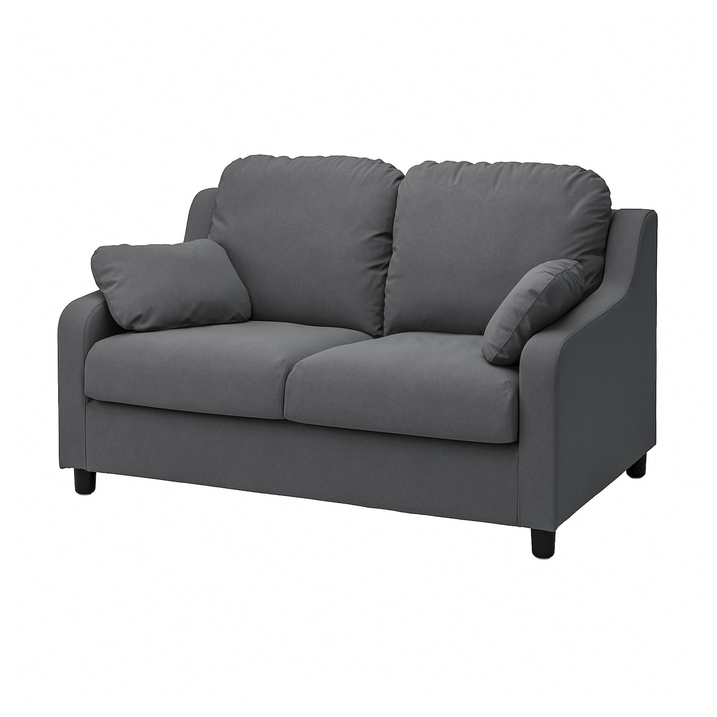 VINLIDEN 2 seat sofa Hakebo dark grey IKEA