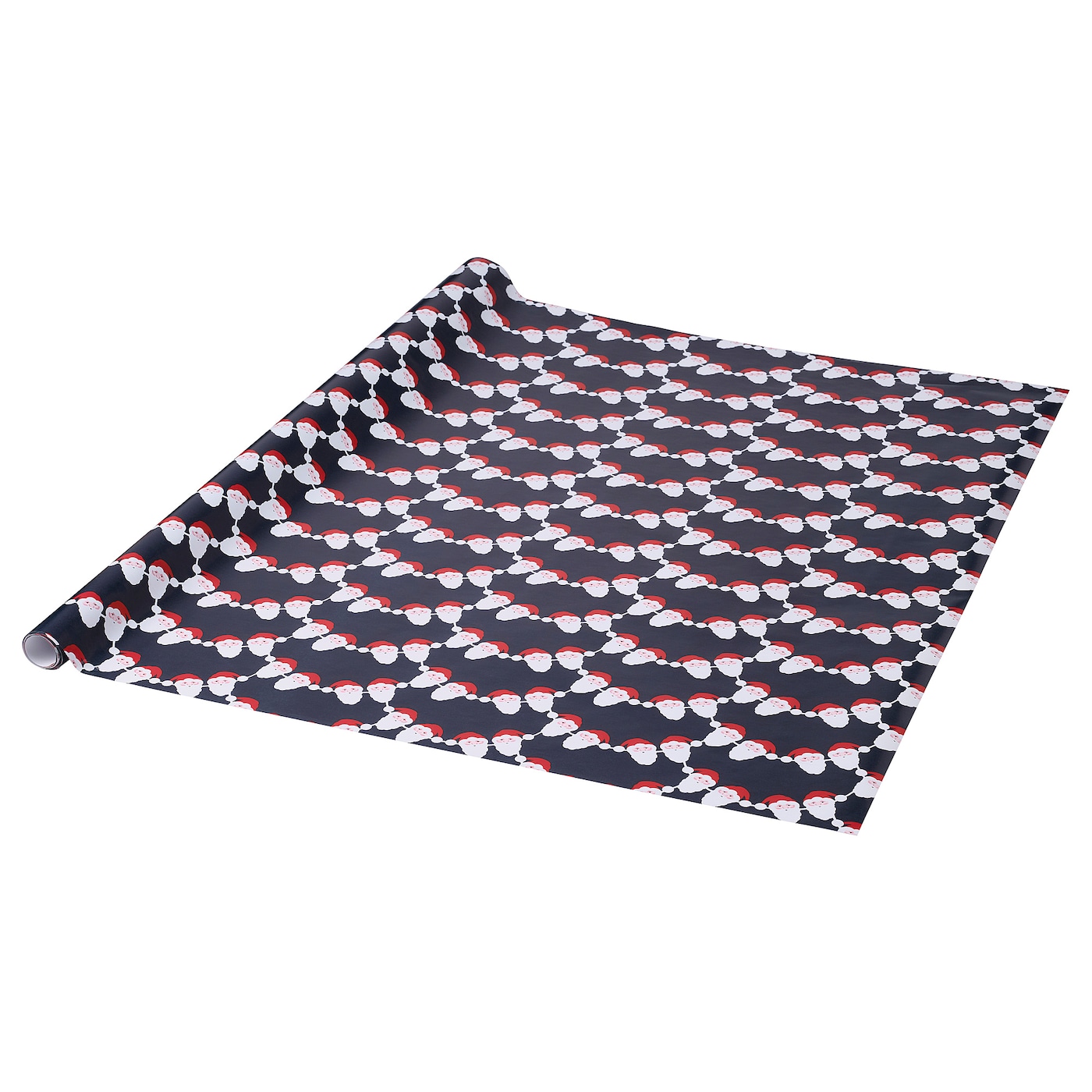 VINTERFINT gift wrap roll santa claus pattern blue