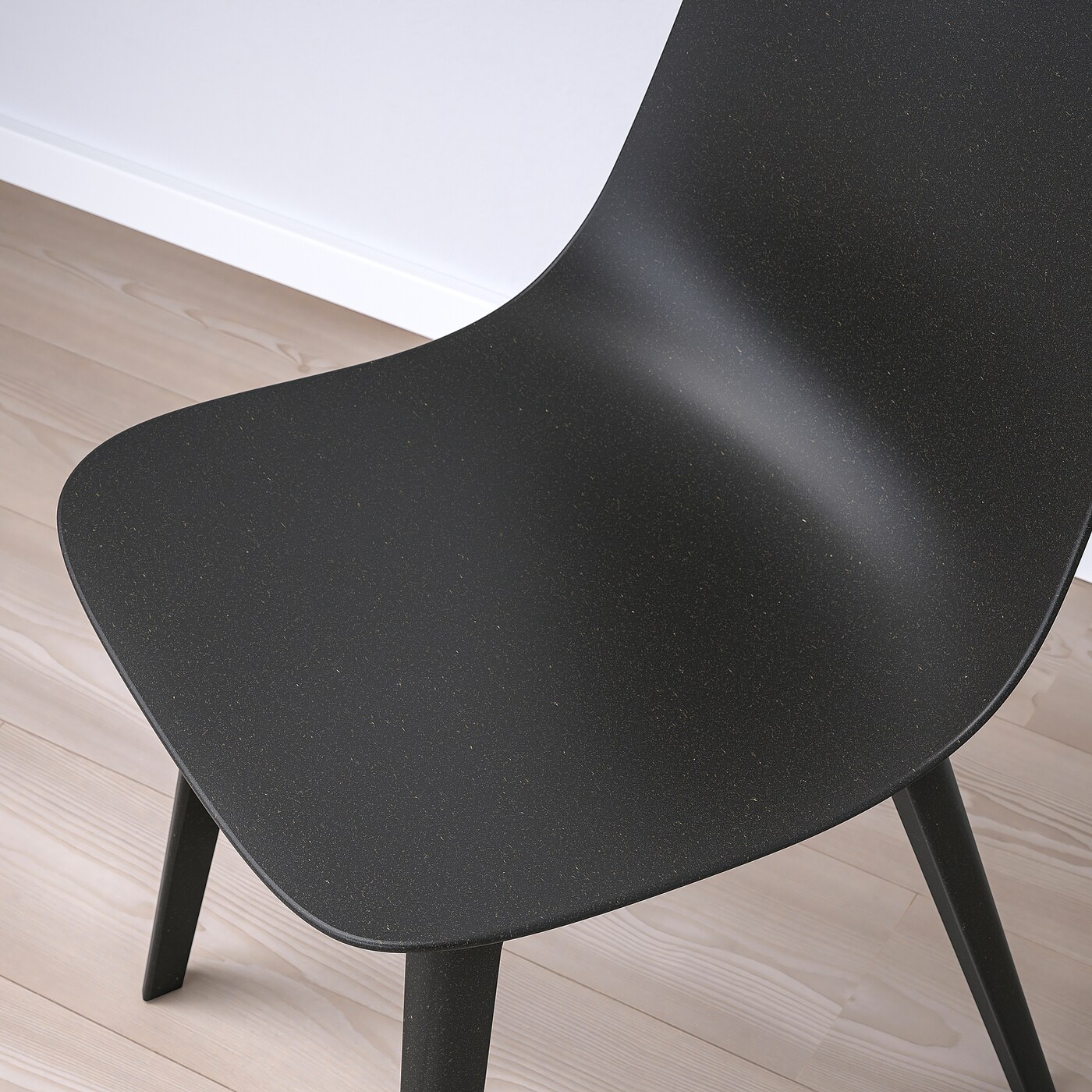 VOXLOV ODGER table and 4 chairs bamboo anthracite IKEA