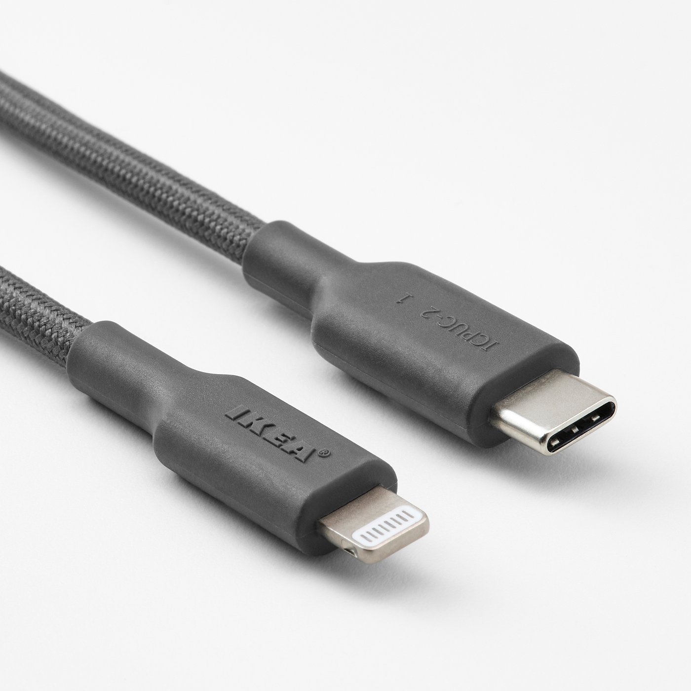 LILLHULT 利尔胡特 USB-C转lightning 深灰色 - IKEA