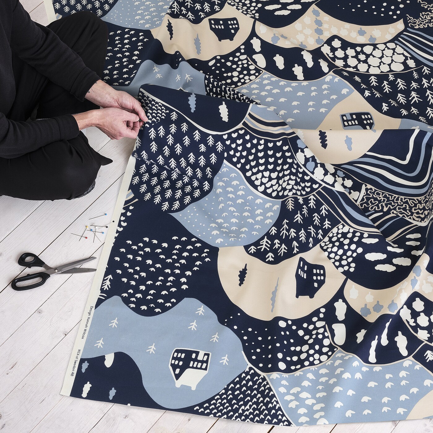 PENDELKAKTUS 彭德卡图斯 预裁布料 山峰/多色 - IKEA