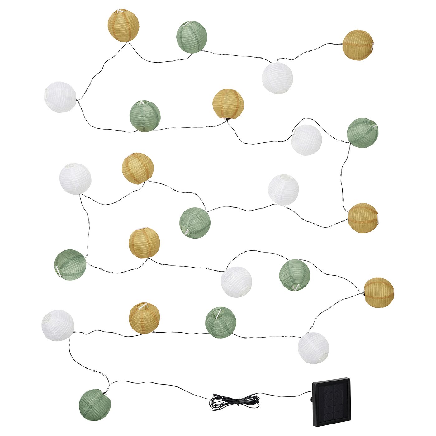 SOLVINDEN 索文顿 LED灯串24头 户外产品/太阳能 多色 - IKEA