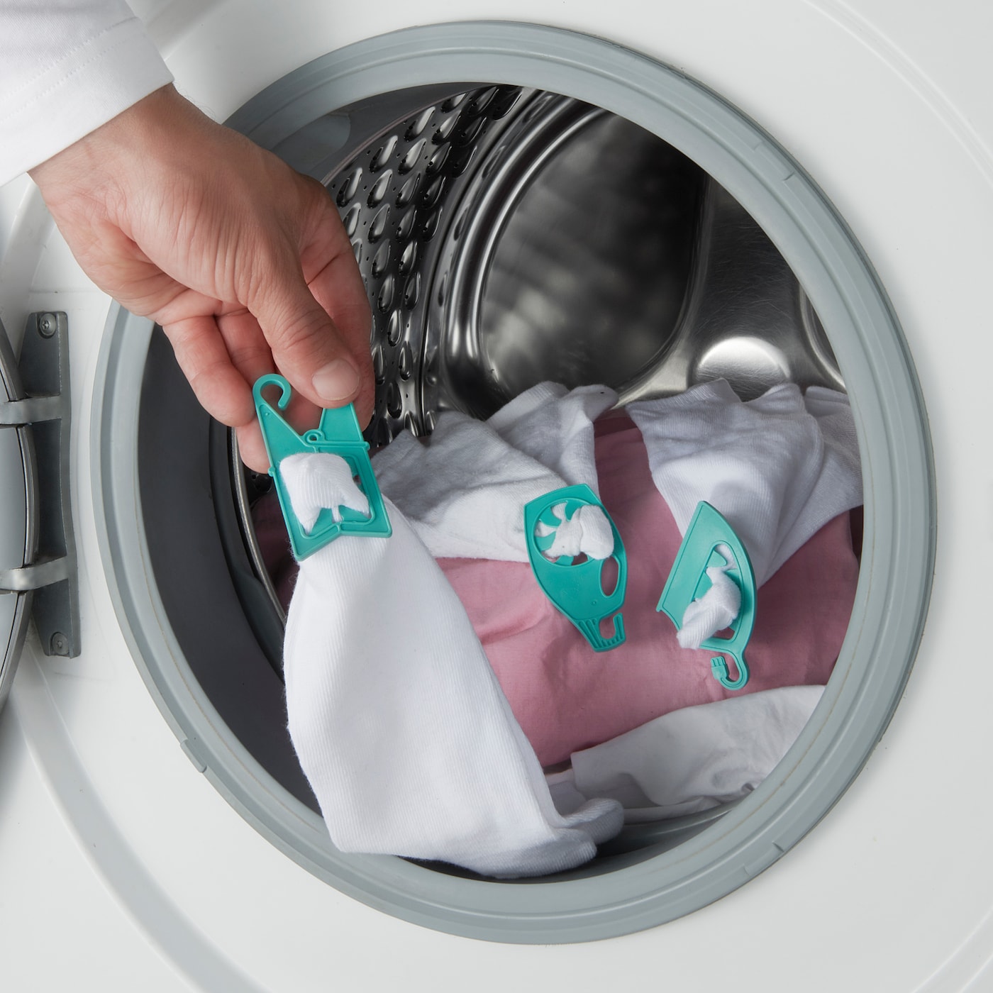 SPACKLA 斯帕卡 袜架7件套 天蓝色 - IKEA