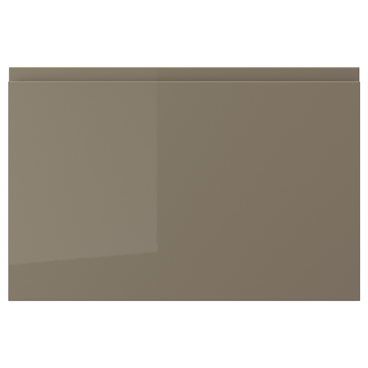 VOXTORP 沃托普 柜门 高光 深灰褐色 - IKEA